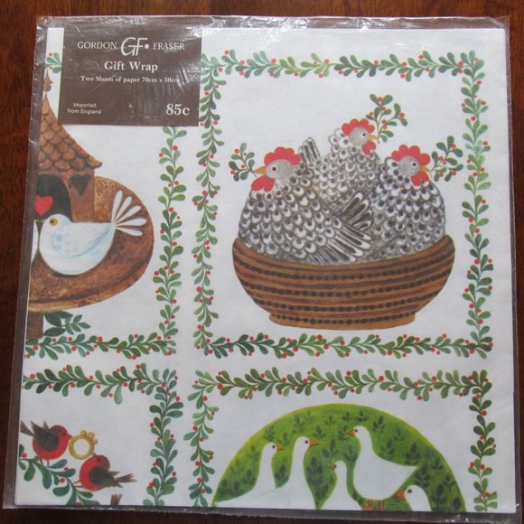 Gordon Fraser | Party Supplies | Vintage New Gordon Fraser Gift Wrap ...